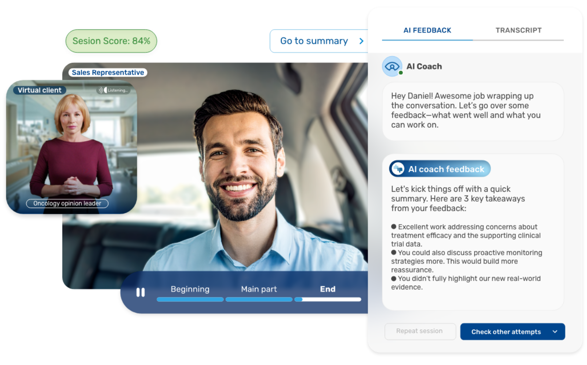AI Pharmaceutical Coaching | Enhance HCP Conversations | Retorio