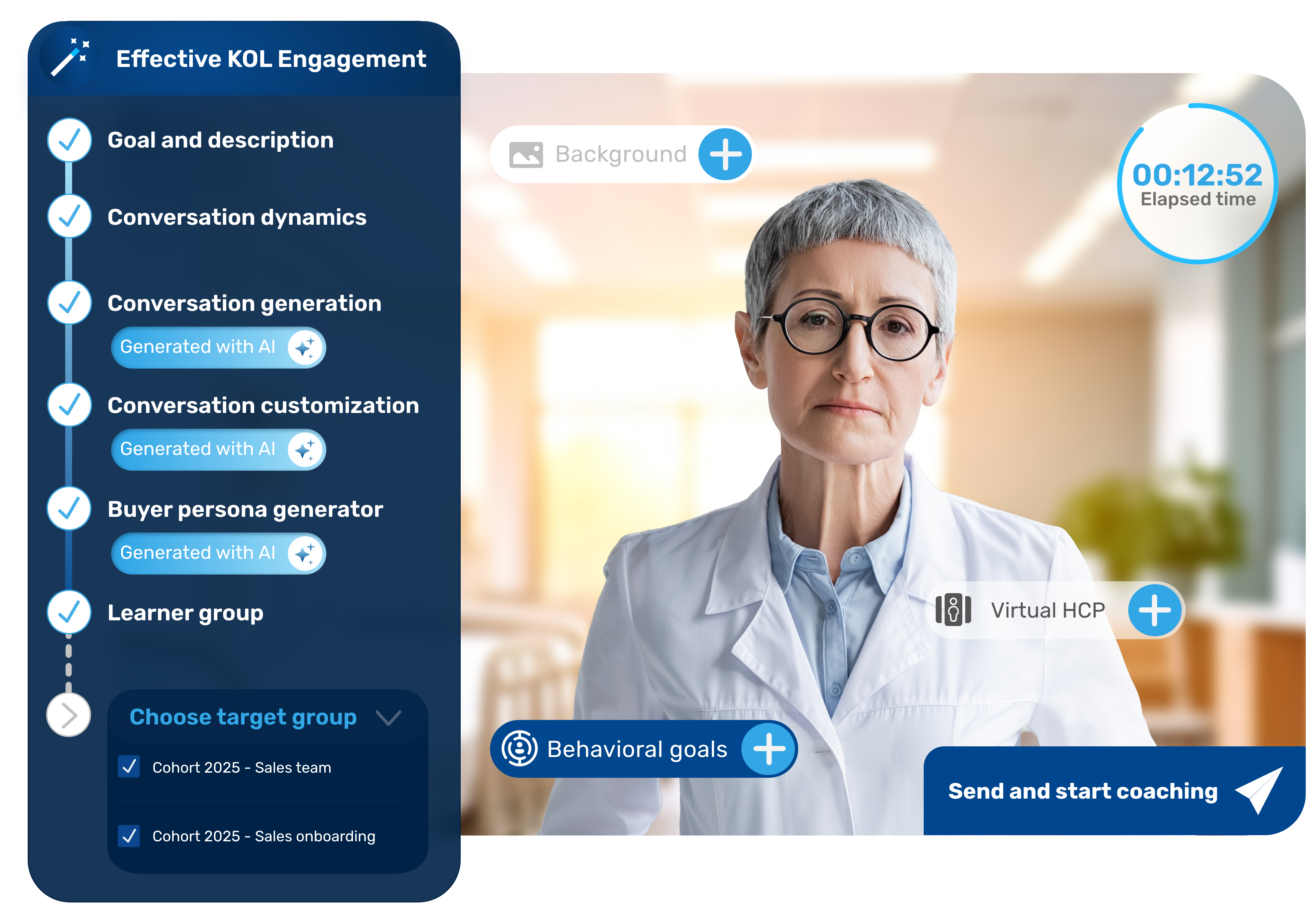 AI Sales Training for Pharma Field and Inside Teams
