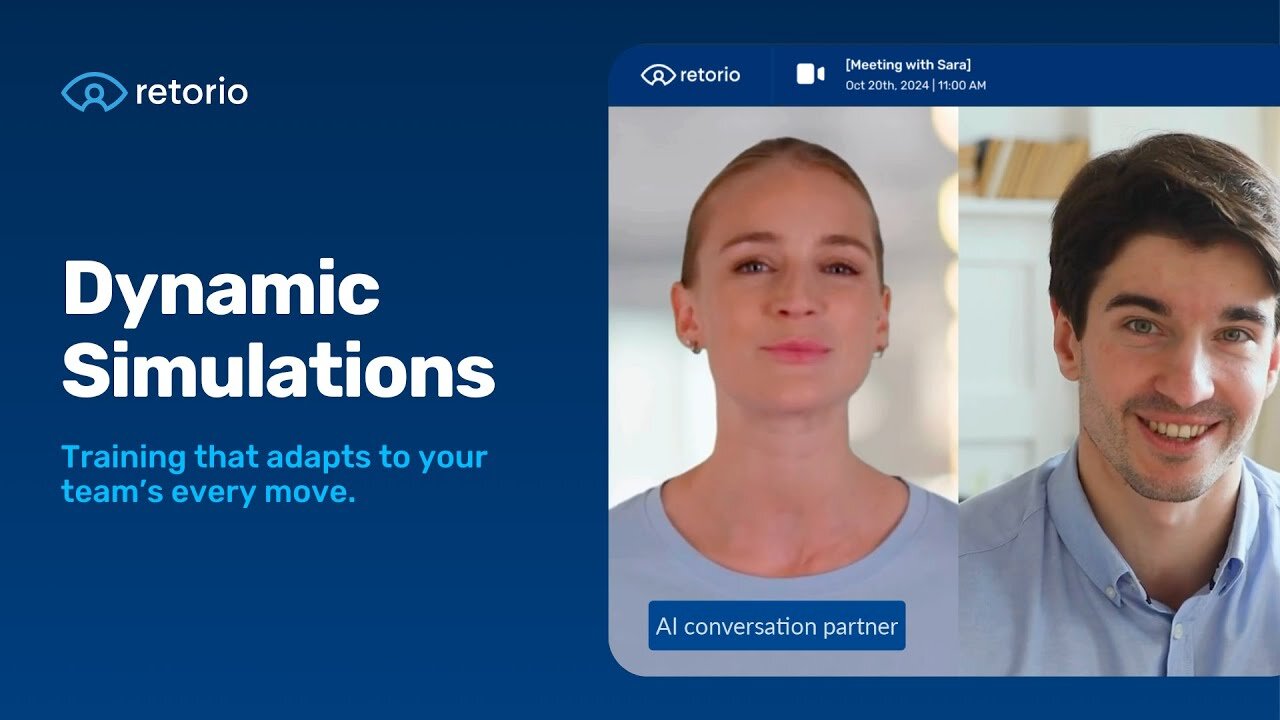 Dynamic Simulations: Realistic, adaptive AI coaching based on your business needs